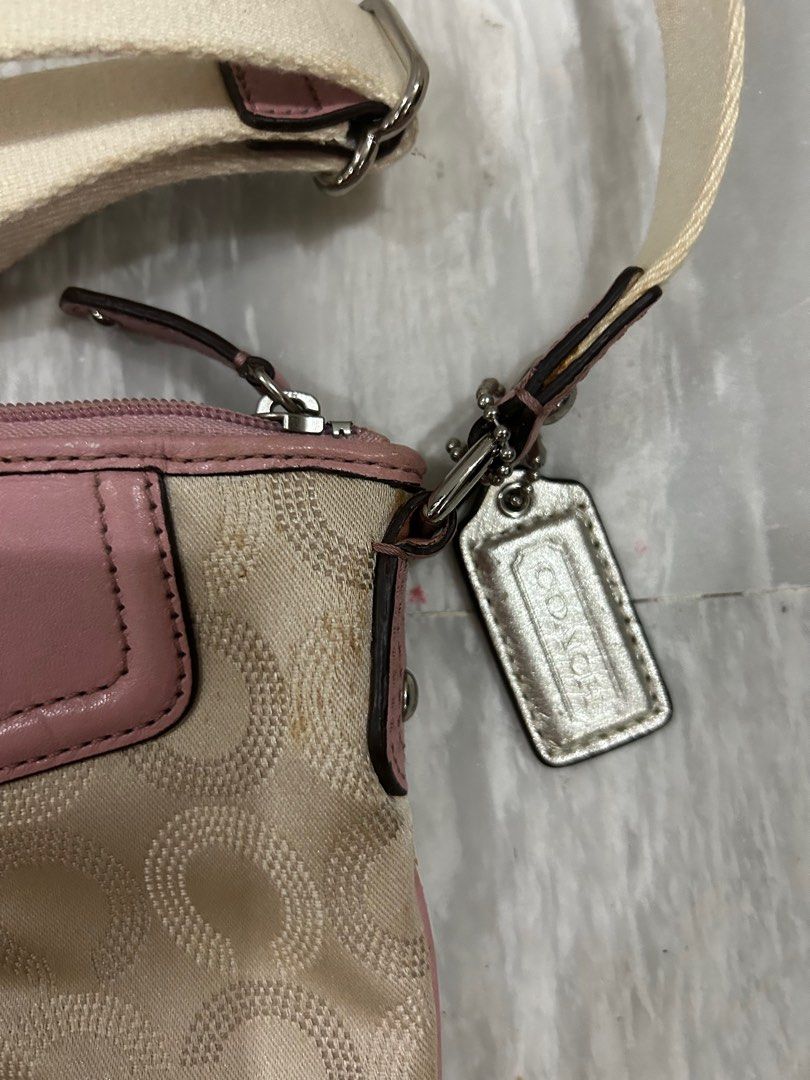 Coach Pink Cross Body Sling Bag, Women's Fashion, Bags & Wallets, Cross ...