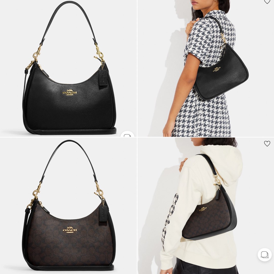 黑五來囉！Coach Teri HOBO 加大腋下包麻將包/Lan美國代購#23吃土季, 她的時尚, 包包、錢包, 肩背、側背包在旋轉拍賣