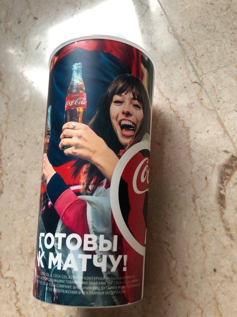 Coca Cola Russia 2018 FIFA World Cup plastic cup, Hobbies & Toys ...