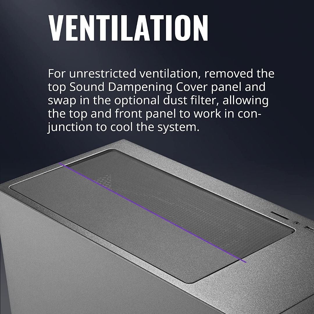 Cooler Master Silencio S600 ATX Mid-Tower Damaged Silencer, Computers & Tech, Parts ...