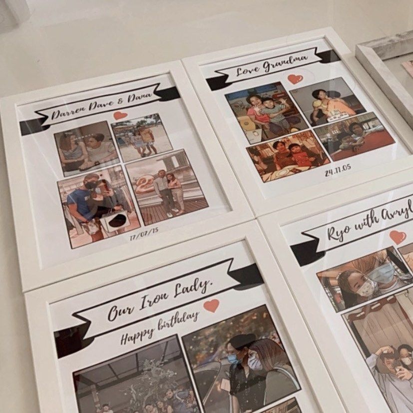 Custom Comic Potrait / custom illustration / A4 / A3 frame, Hobbies ...