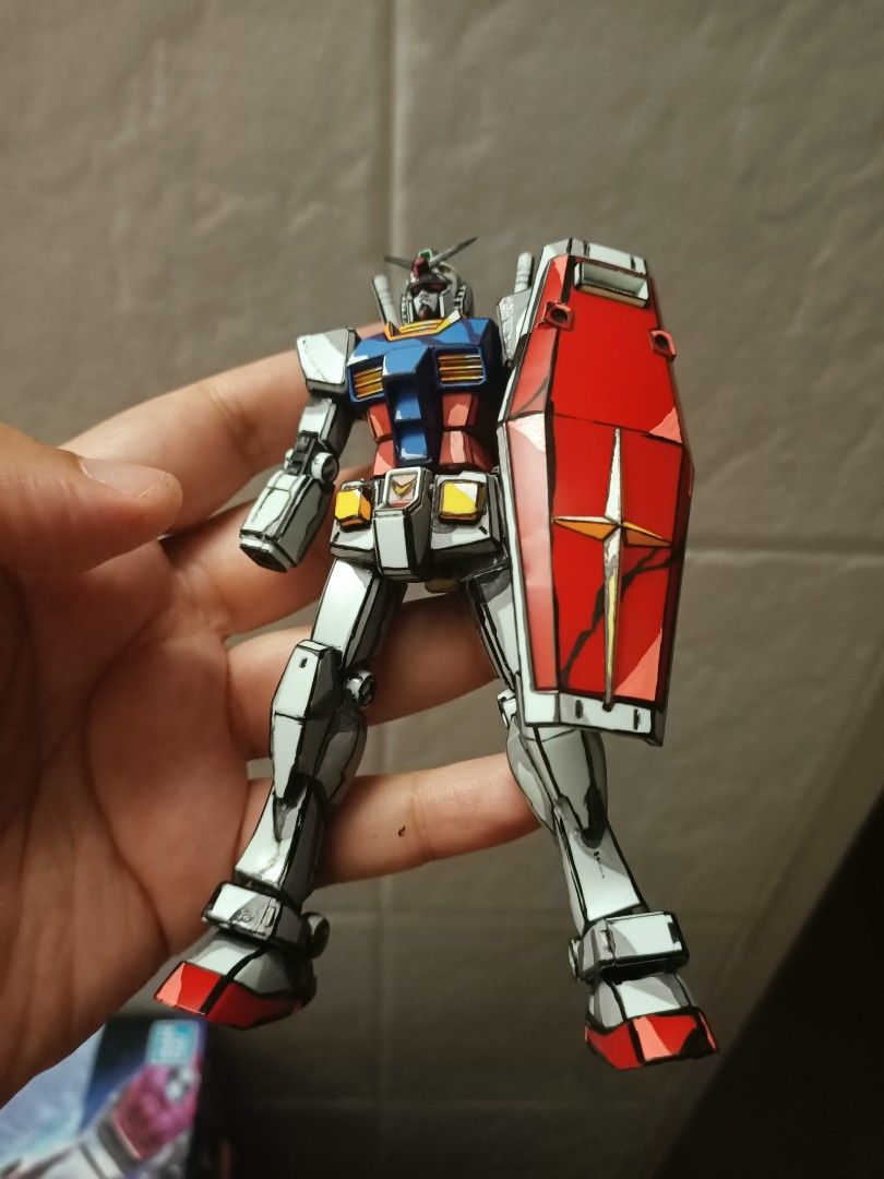 Custom painted HG Revive Gundam, Hobbies & Toys, Toys & Games on Carousell