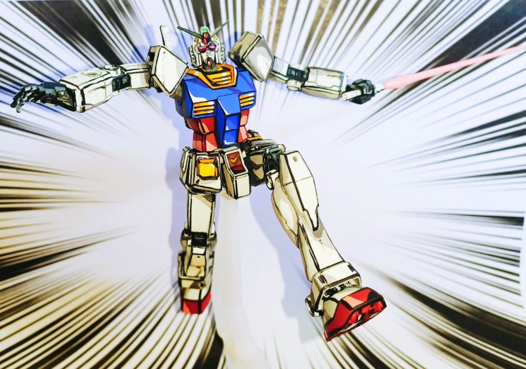 Custom painted HG Revive Gundam, Hobbies & Toys, Toys & Games on Carousell