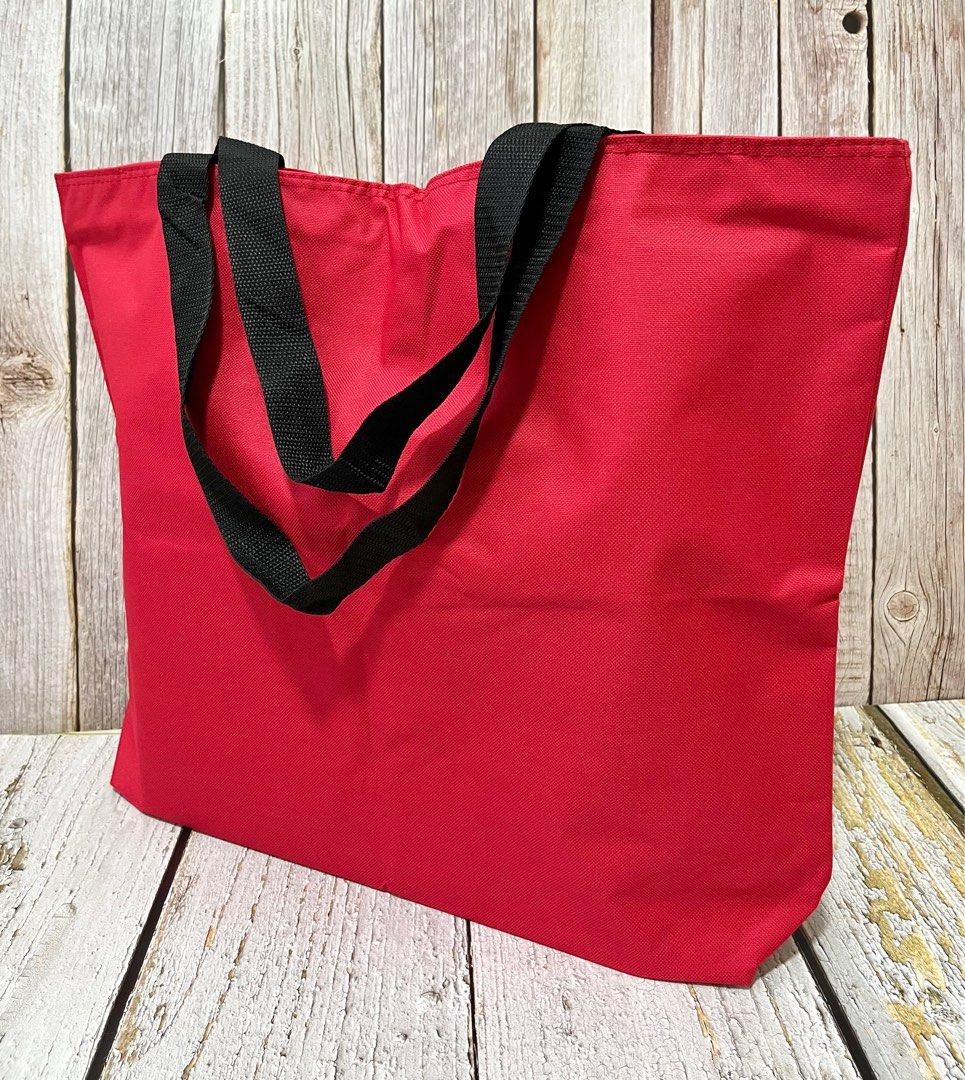 Disney Mickey & Minnie Red Large Tote Bag, Women's Fashion, Bags ...
