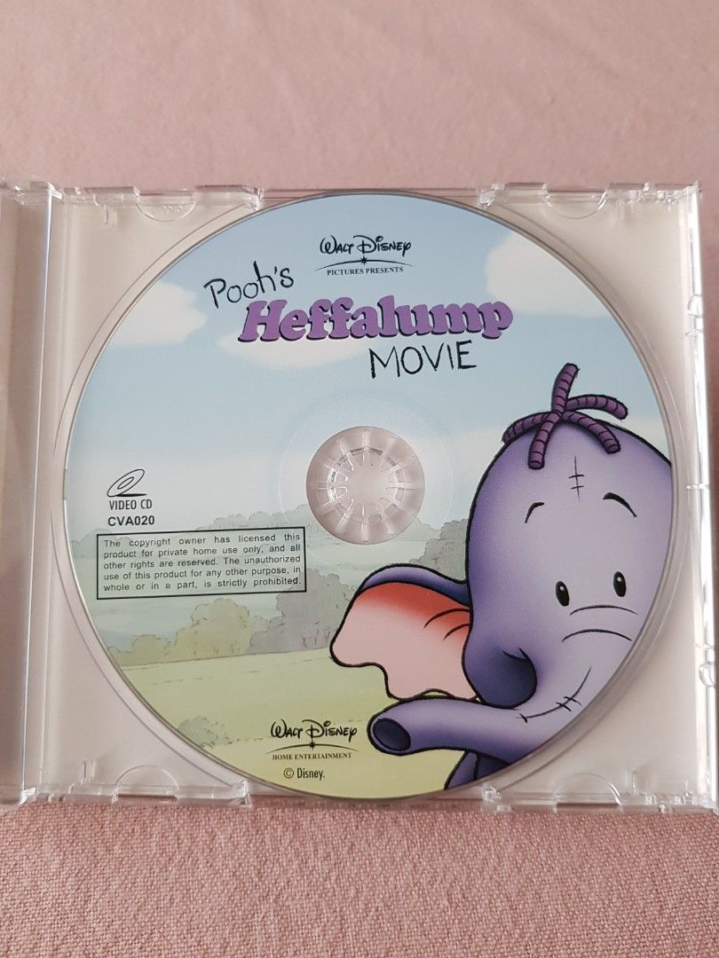 Disney Pooh's Heffalump Movie VCD, Hobbies & Toys, Music & Media, CDs ...