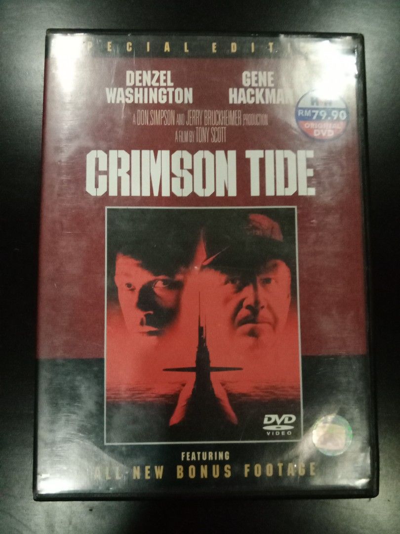 DVD Crimson Tide, Hobbies & Toys, Music & Media, CDs & DVDs on Carousell