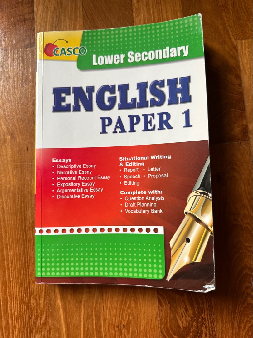 English Paper 1 enrichment book, Hobbies & Toys, Books & Magazines ...