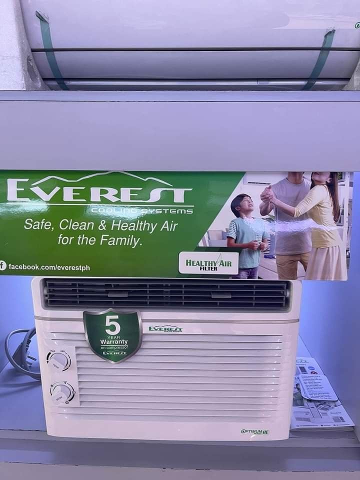 EVEREST WINDOW TYPE AIRCON NON INVERTER AND INVERTER WINDOW TYPE, TV ...