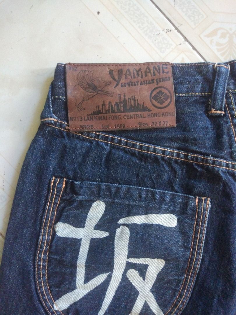 Evisu Yamane Selvedge jean 30 actual, Men's Fashion, Bottoms, Jeans on ...