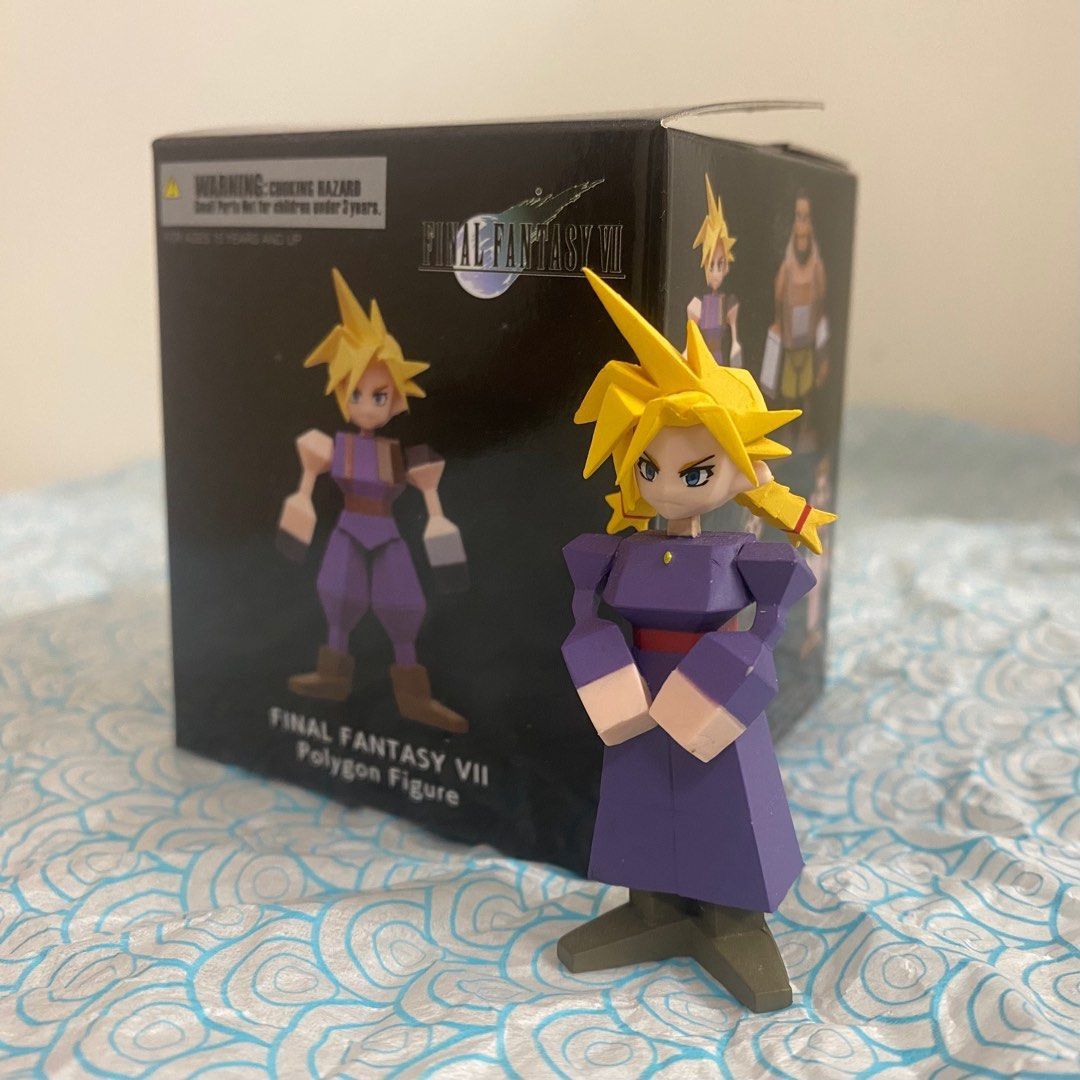 FF7 Remake Polygon Female Cloud Strife 隱藏版 特別版 女克勞德 Final Fantasy VII ...