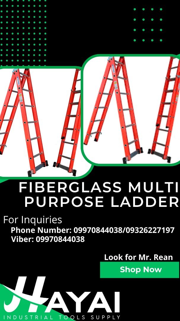 Fiberglass Multi Purpose Ladder, Furniture & Home Living, Home ...