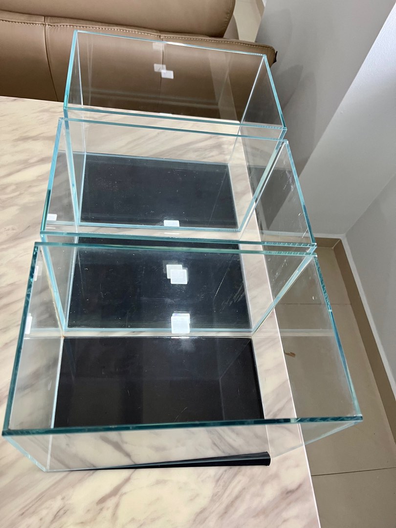 Fish tank ANS OptiClear Glass Tank 15l x3, Pet Supplies, Homes & Other ...