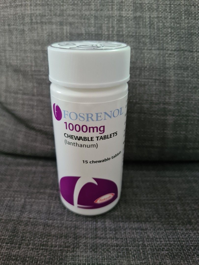 Fosrenol (Lanthanum), Health & Nutrition, Health Supplements, Vitamins ...