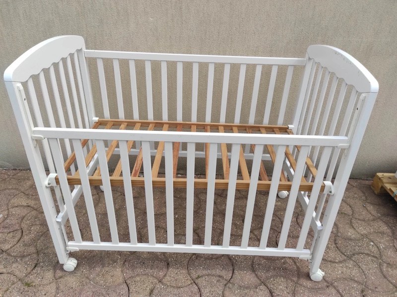 Free baby cot ( no mattress) 120x60cm., Babies & Kids, Baby Nursery ...