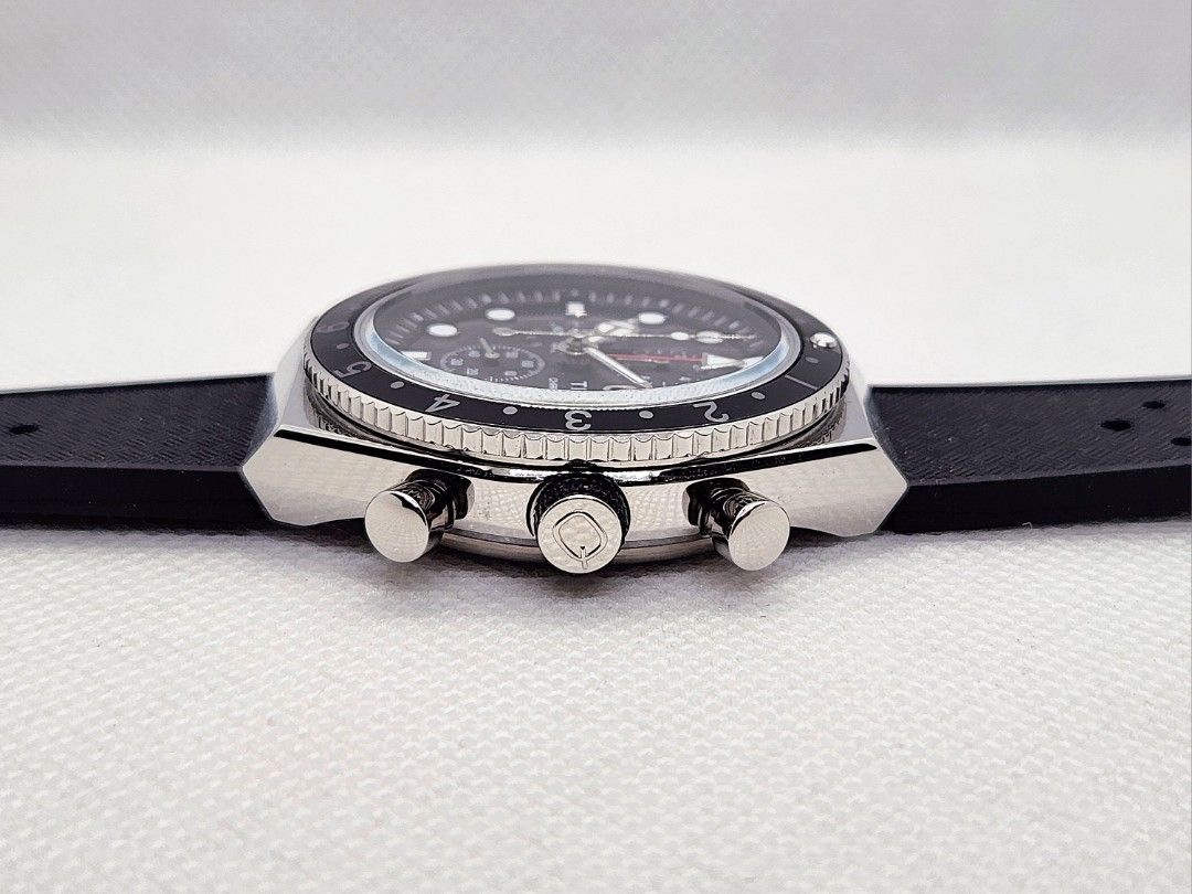 *Free Delivery* Timex Q GMT Three Time Zone Chronograph 40mm, Men's ...