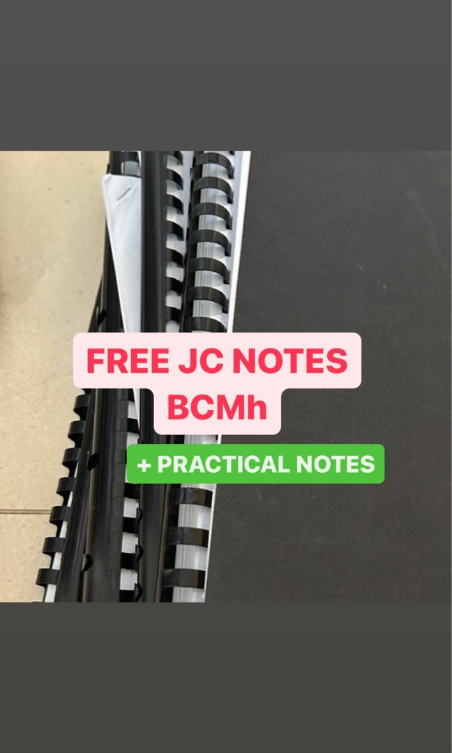 FREE JC NOTES TO BLESS, Hobbies & Toys, Books & Magazines, Textbooks on ...