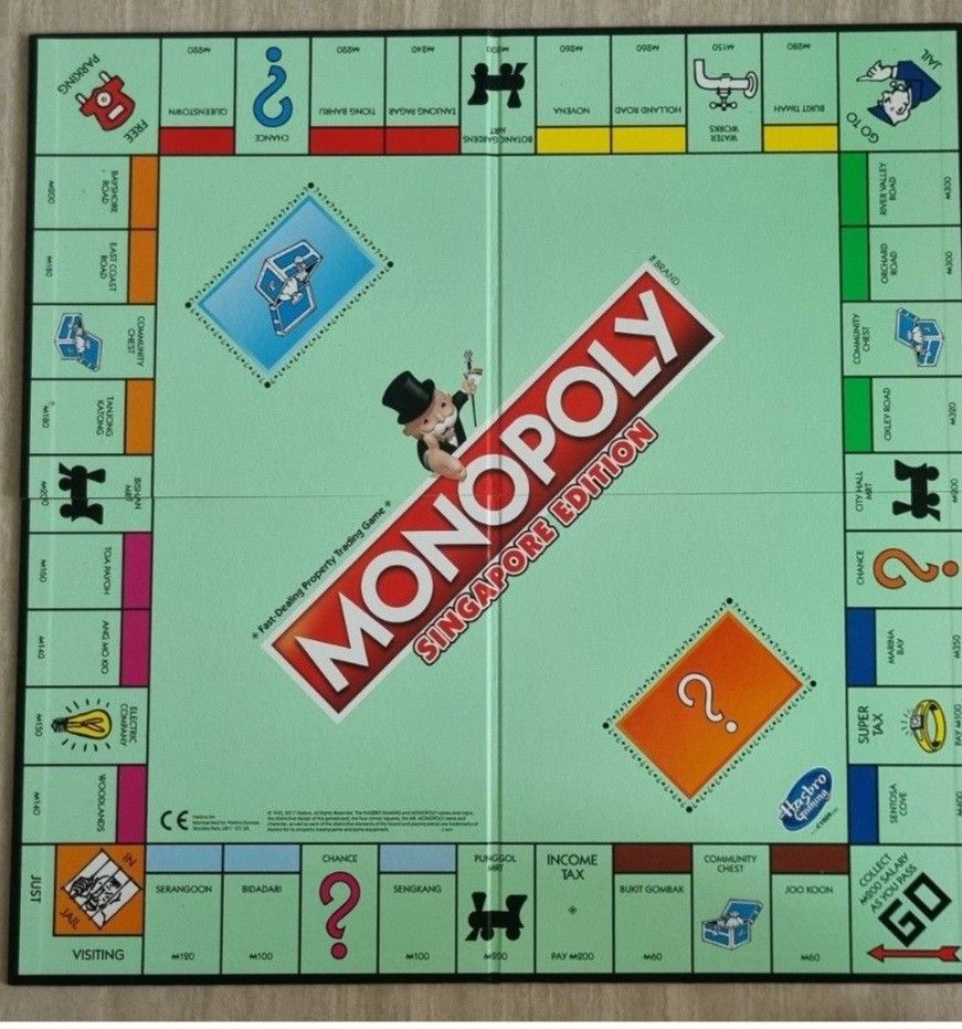 Full Set Monopoly Singapore Edition, Hobbies & Toys, Toys & Games on ...