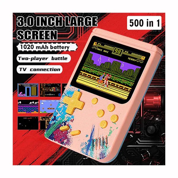 Game console Arcade 500 Games G5 Retro Handheld Game Console Portable ...