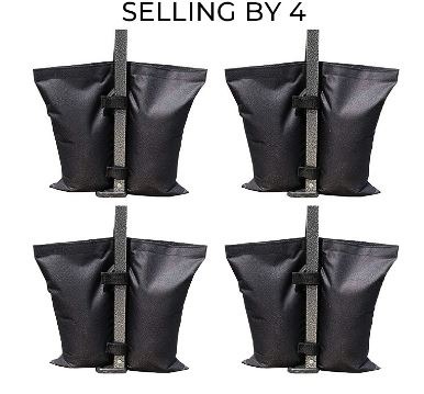 Gazebo Weights Bag Sandbags with Long Velcro Adjustable Belt for Any ...