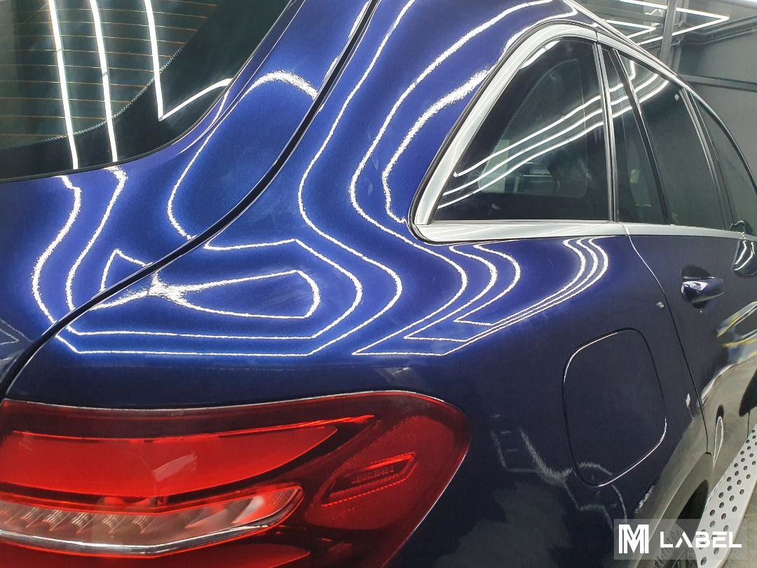 GLC200 Full Vinyl Wrap - BMW Tanzanite Blue, Car Accessories, Car ...