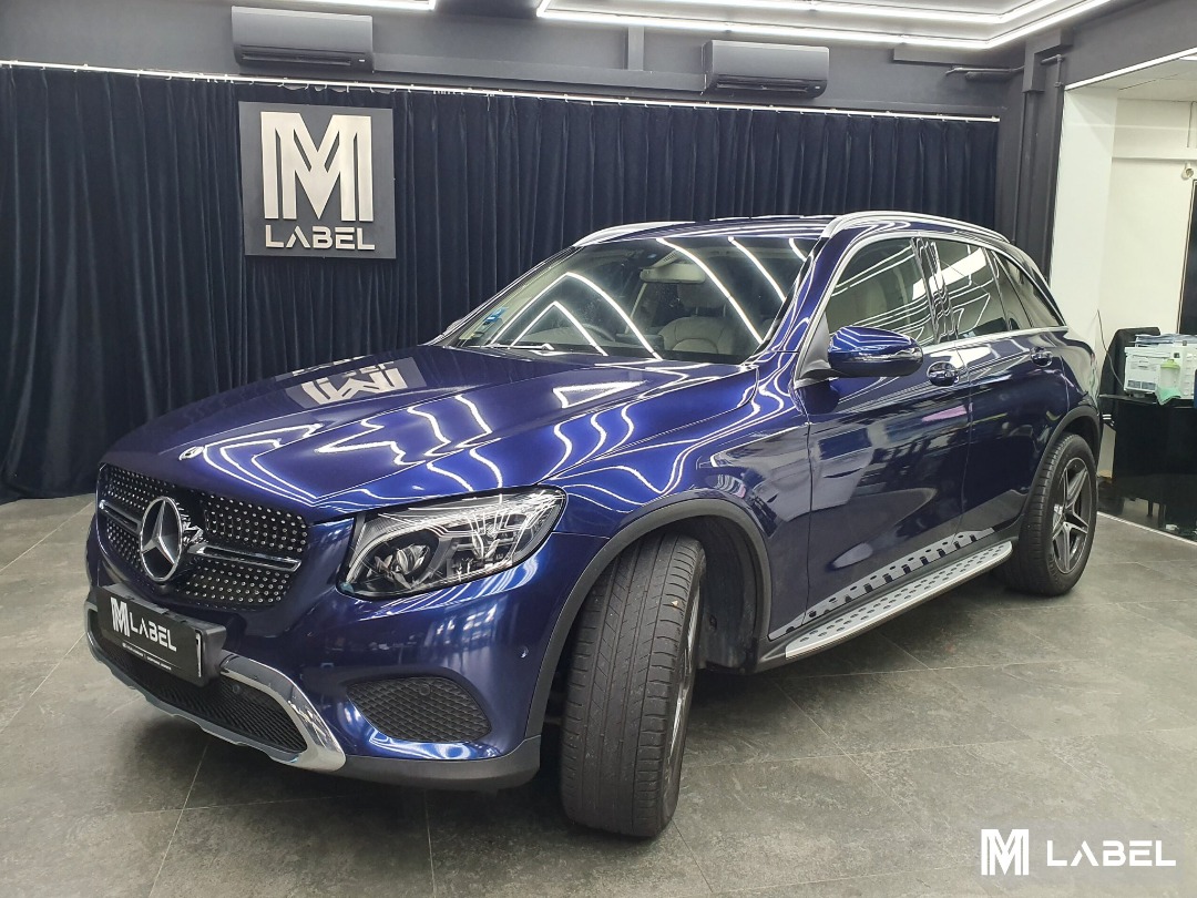 GLC200 Full Vinyl Wrap - BMW Tanzanite Blue, Car Accessories, Car ...