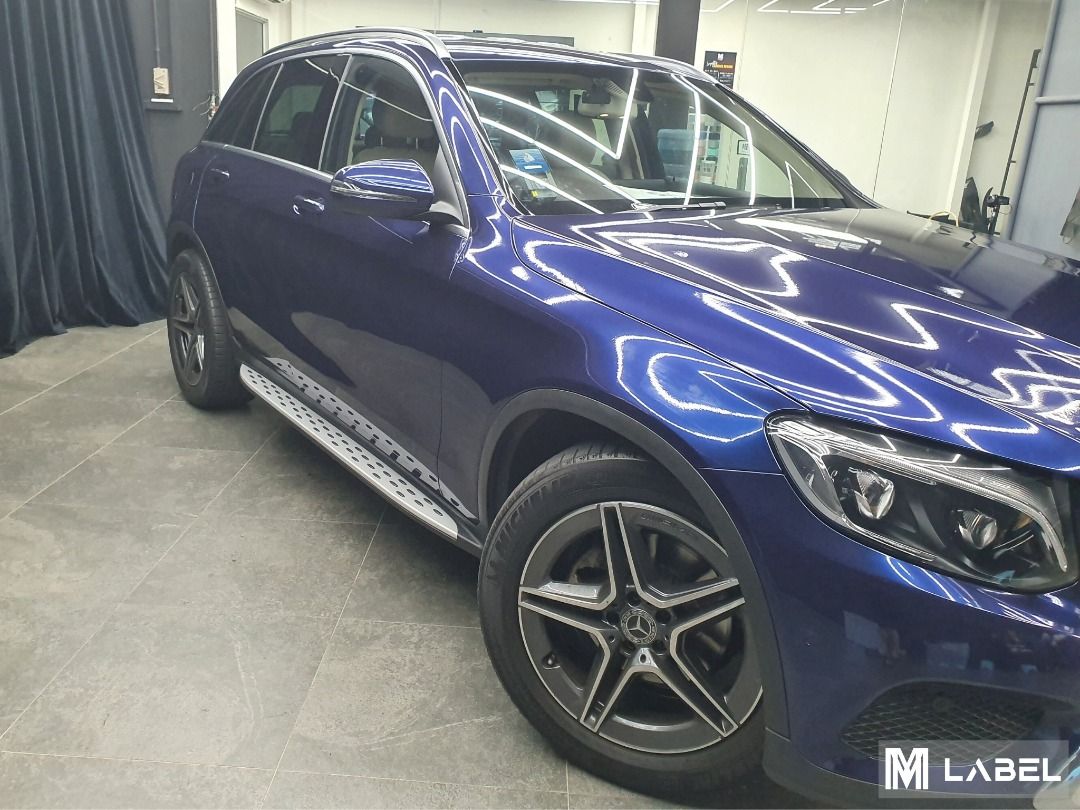 GLC200 Full Vinyl Wrap - BMW Tanzanite Blue, Car Accessories, Car ...