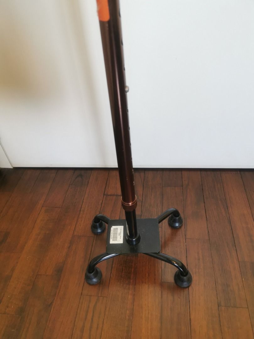 Guardian Adjustable Quad cane narrow Walking Aid Stick, Health ...