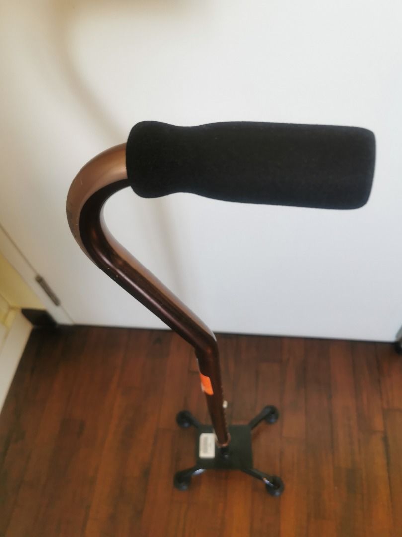 Guardian Adjustable Quad cane narrow Walking Aid Stick, Health ...