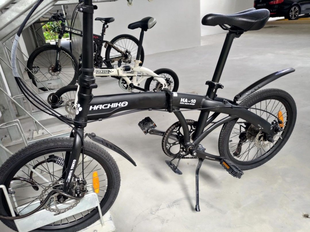 Hachiko HA-01 Foldable bicycle with Gear Shift 20", Sports Equipment, Bicycles & Parts, Bicycles ...