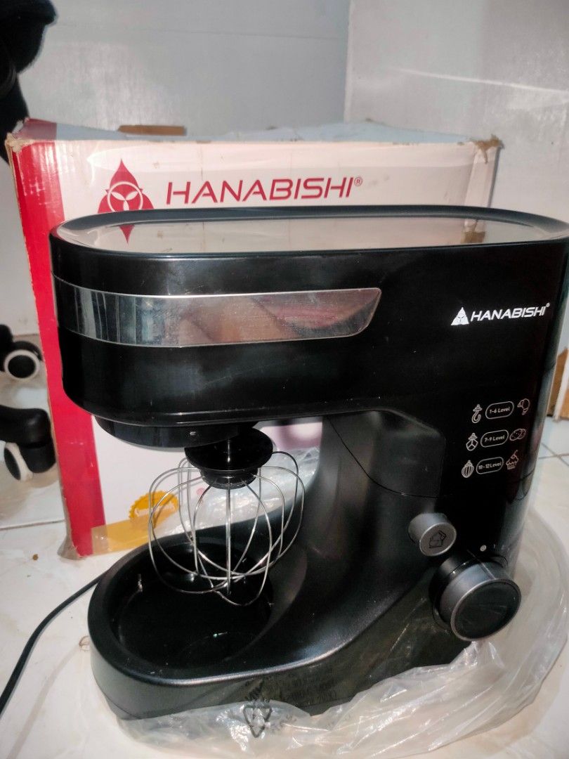 Hanabishi Stand Mixer HPM-900, TV & Home Appliances, Kitchen Appliances ...