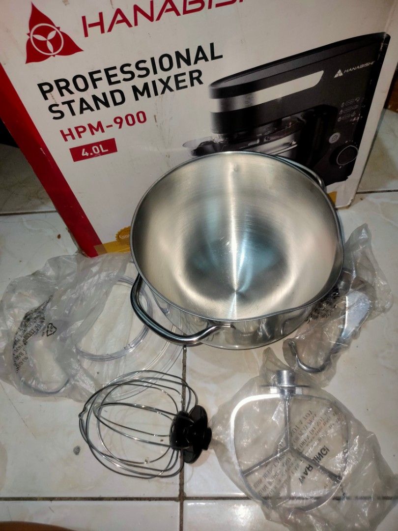 Hanabishi Stand Mixer HPM-900, TV & Home Appliances, Kitchen Appliances ...