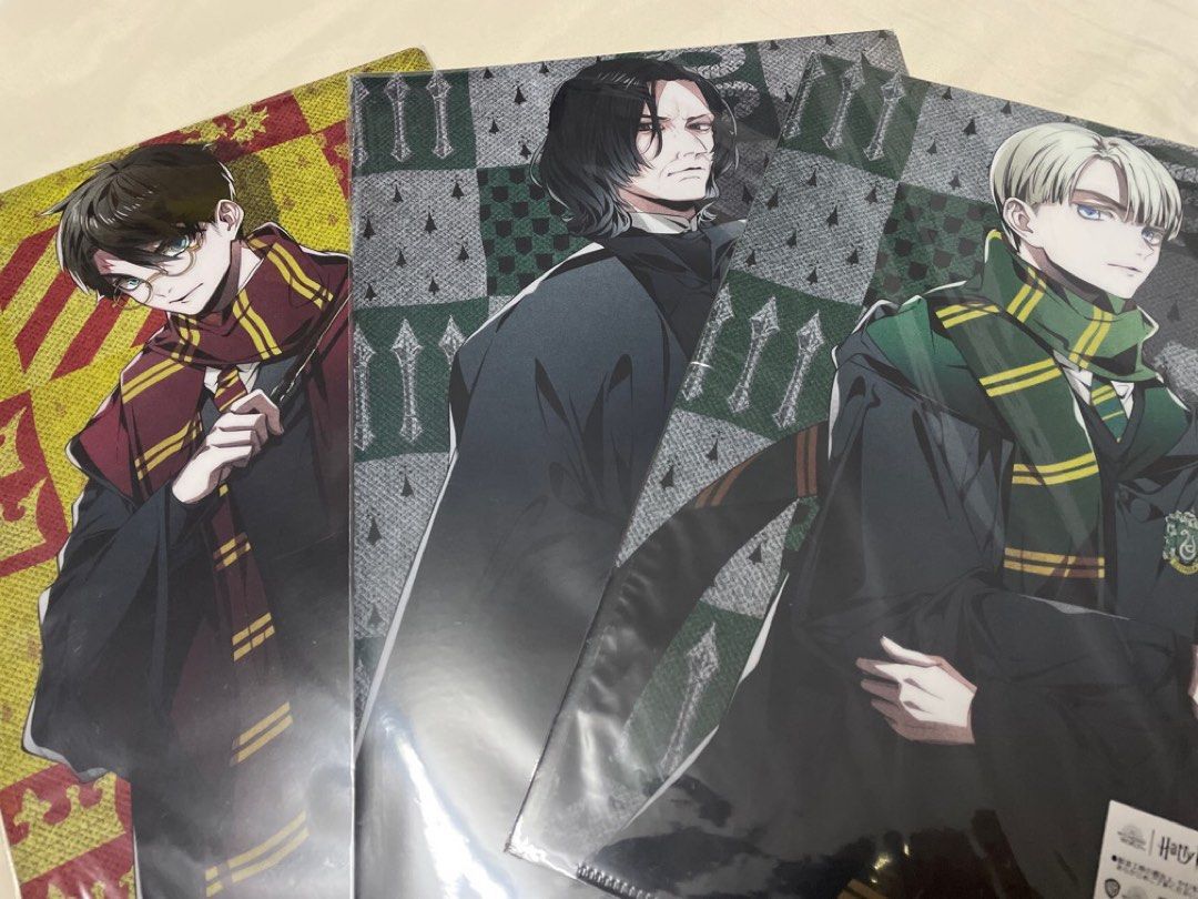 Harry Potter Clear File A4 size - 3 designs available, Hobbies & Toys ...