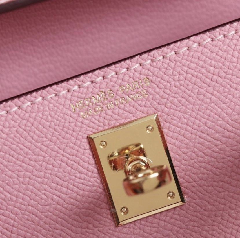 HERMES PINK MINI KELLY on Carousell