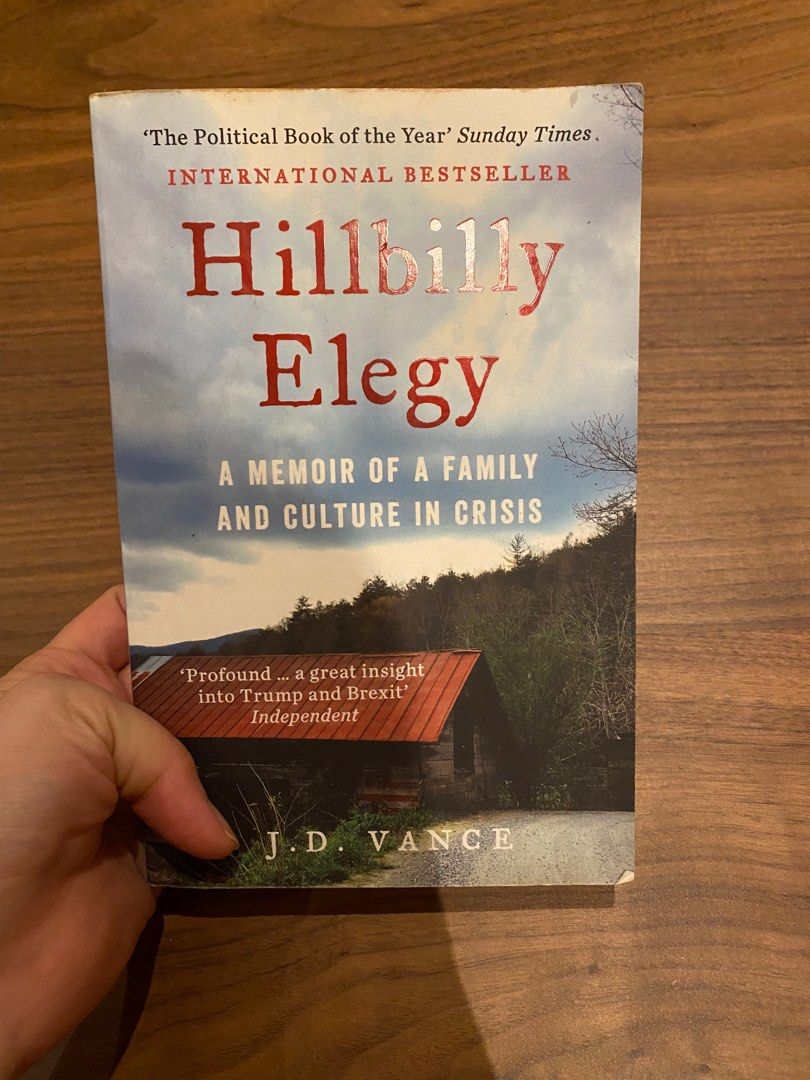 Hillbilly Elegy by J D Vance, Hobbies & Toys, Books & Magazines ...
