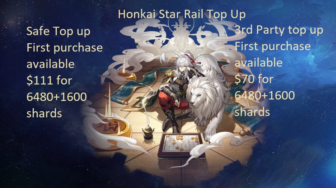100% safe Honkai Star Rail One Stop Top up deals, Video Gaming, Gaming ...