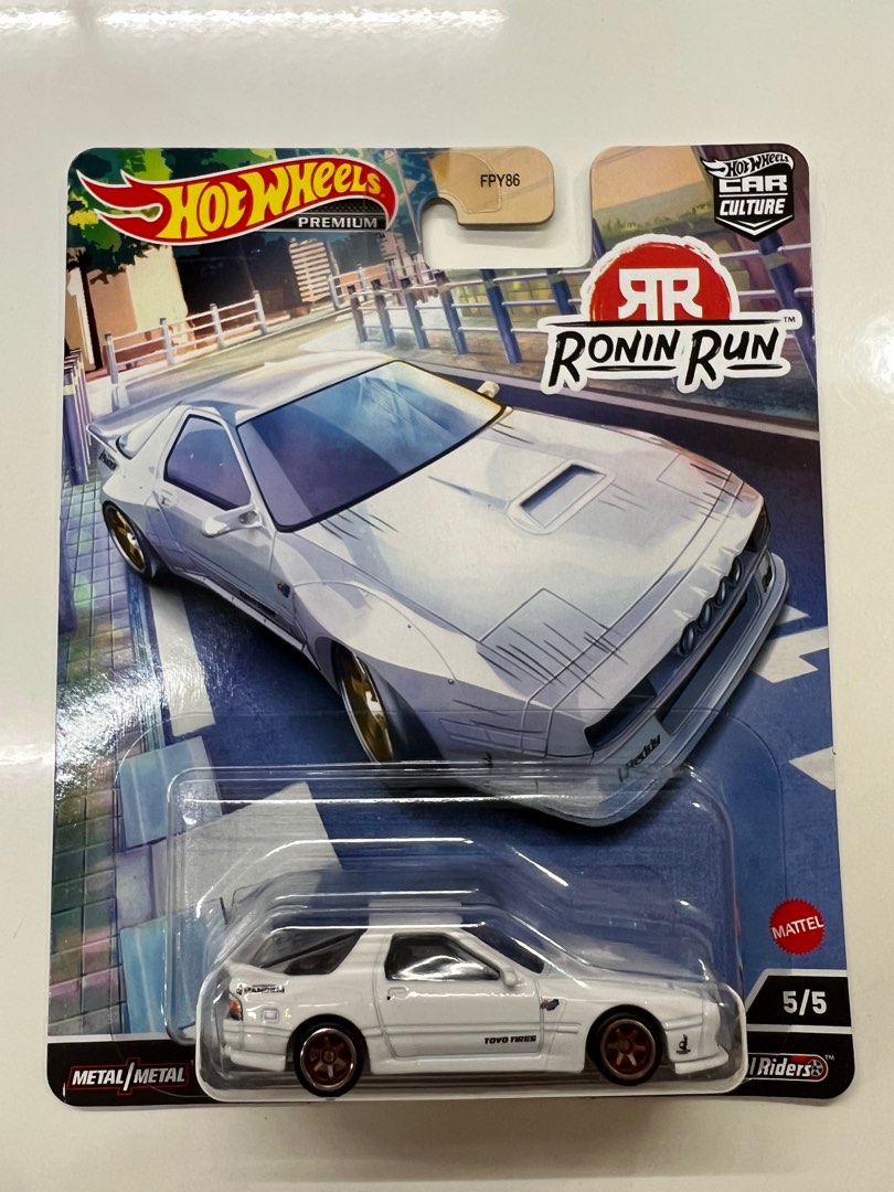 Hotwheels Ronin Run Mazda RX7 FC Pandem (White), Hobbies & Toys, Toys ...