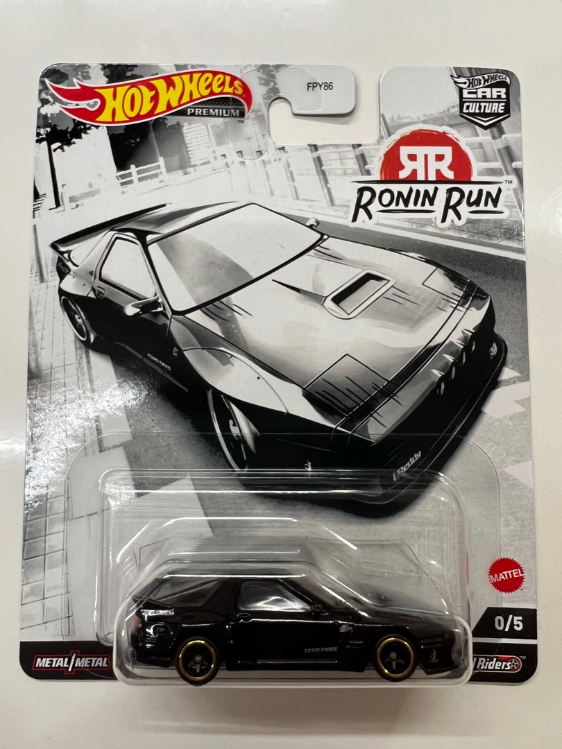Hotwheels Ronin Run Mazda RX7 FC Pandem Chase (Black), Hobbies & Toys ...