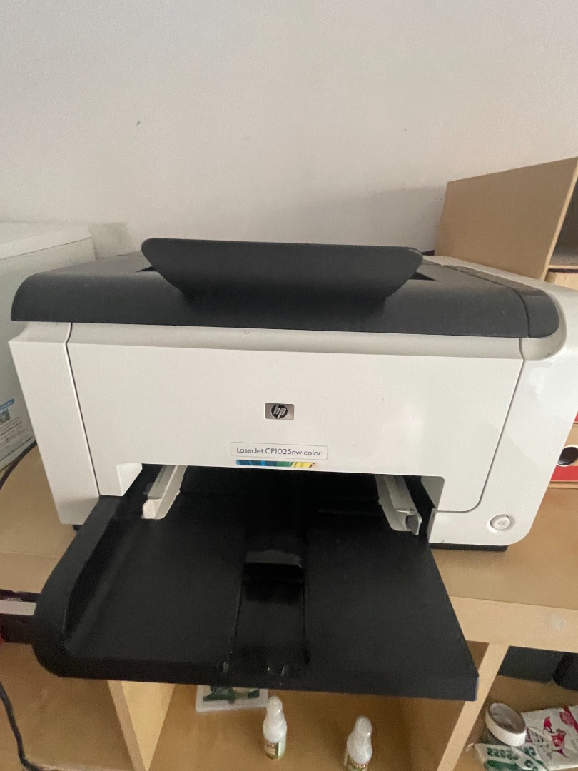 HP Laserjet Pro Printer CP1025nw, Computers & Tech, Printers, Scanners ...