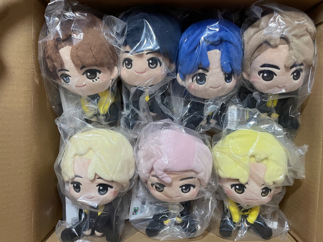 Ichiban Kuji BTS TinyTan Butter plushies, Hobbies & Toys, Toys & Games ...