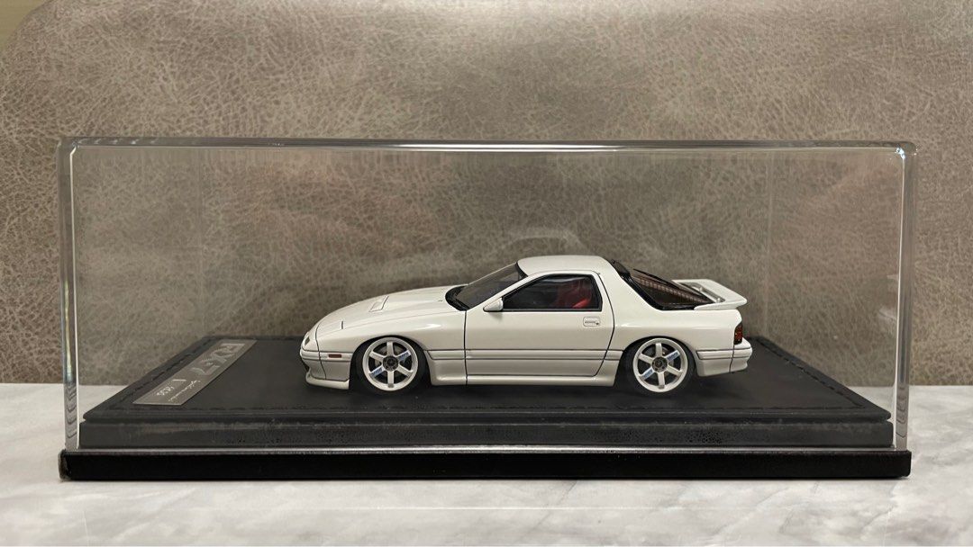 IG 0557 Mazda Savanna RX-7 FC3S Rays TE37 1/43, 興趣及遊戲, 玩具 & 遊戲類 - Carousell