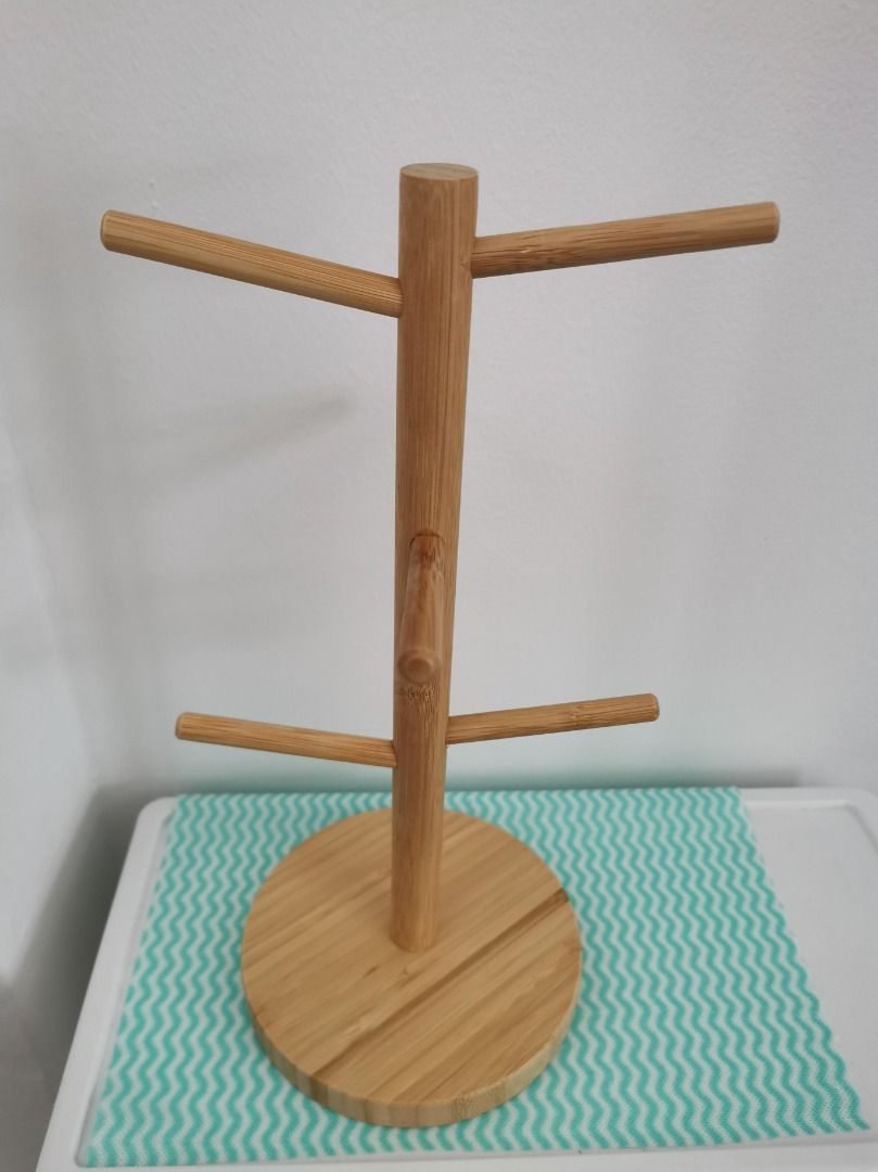 Ikea OSTBIT Mug stand, bamboo, Furniture & Home Living, Furniture ...