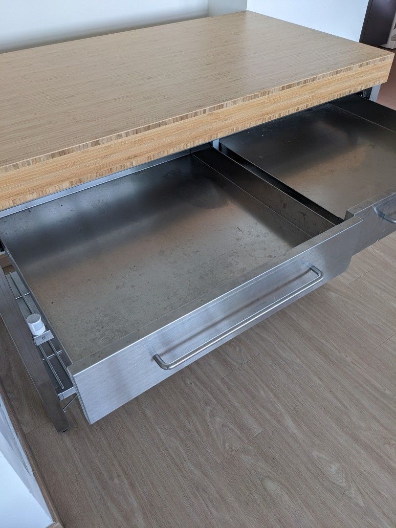 Ikea Rimforsa Kitchen Island Work Bench, Furniture & Home Living ...