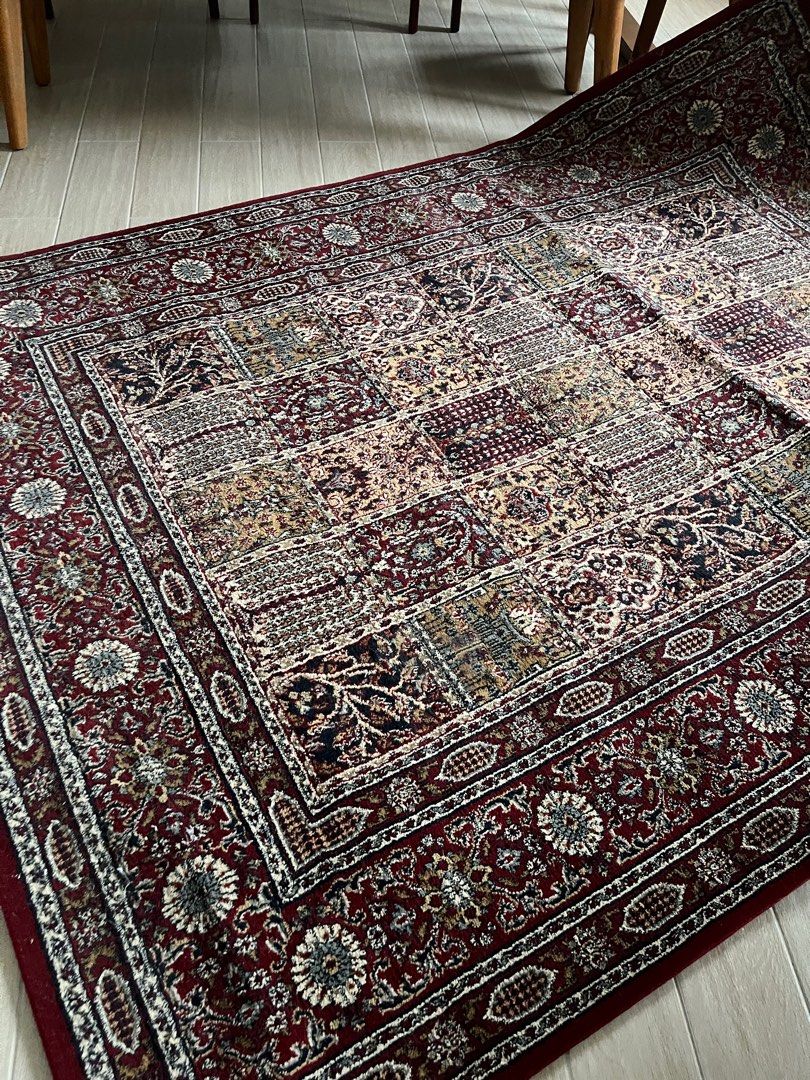 Ikea Valby ruta low pile rug 170x230, Furniture & Home Living, Home ...