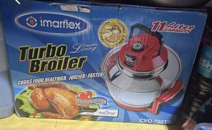 IMARFLEX TURBO BROILER 11liters, TV & Home Appliances, Kitchen ...
