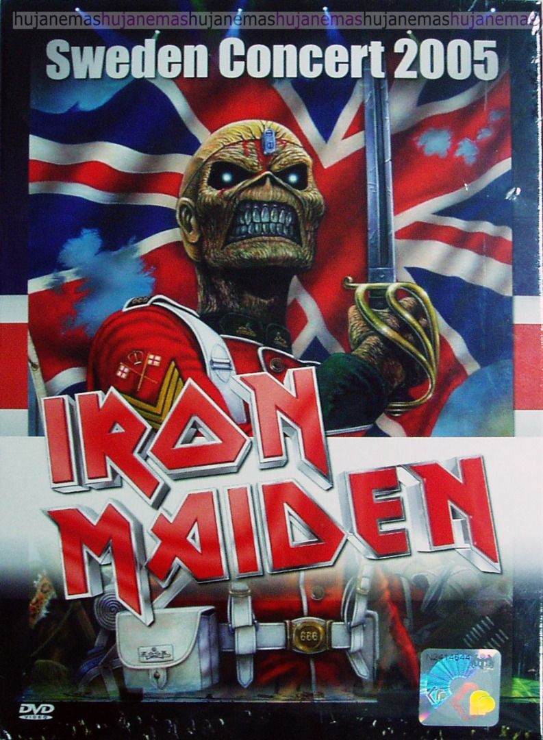 IRON MAIDEN - Sweden Concert 2005 DVD + SLIPCASE (HARD ROCK / HEAVY ...