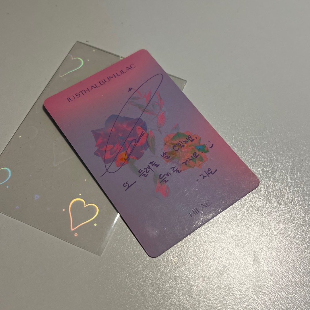 iu lilac photocard, Hobbies & Toys, Memorabilia & Collectibles, K-Wave ...