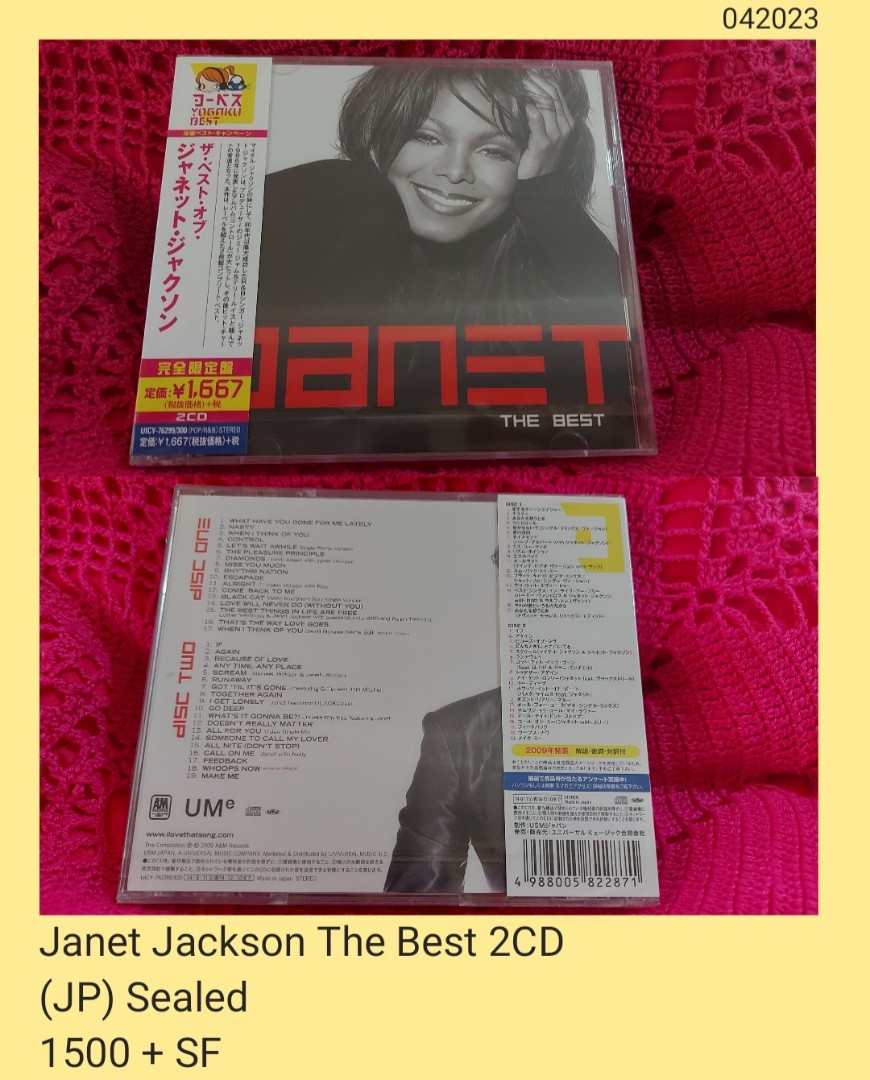 Janet Jackson The Best 2CD (sealed), Hobbies & Toys, Music & Media, CDs ...