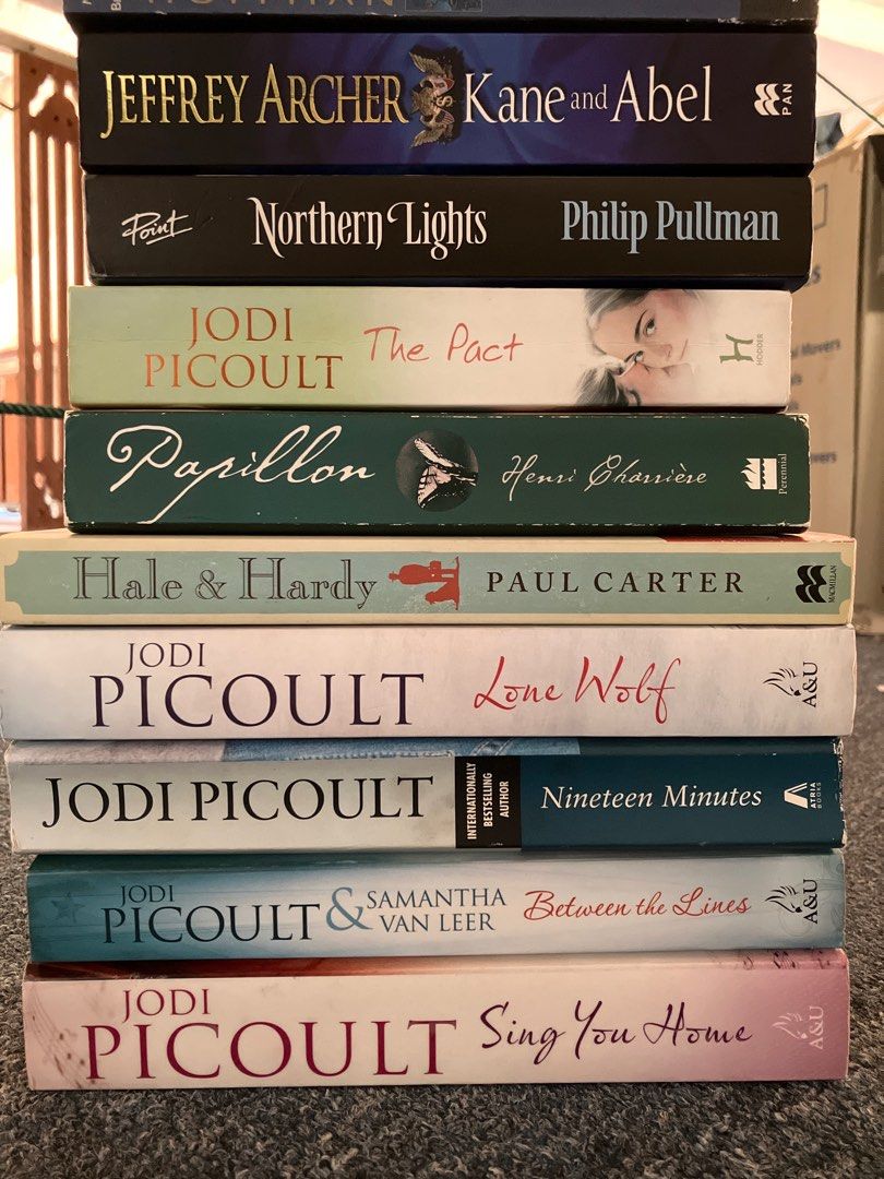 Jeffrey Archer Jodi Picoult Paul Carter Philip Pullman Alice Hoffman ...