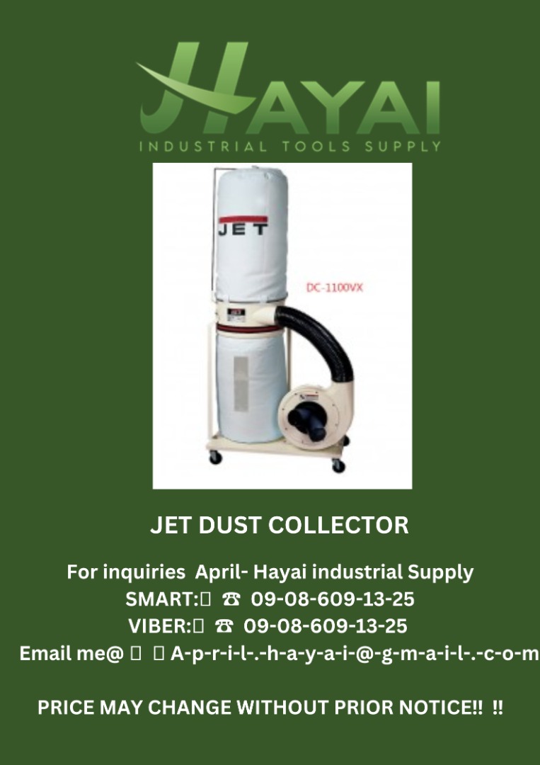 JET DUST COLLECTOR, Commercial & Industrial, Construction Tools ...