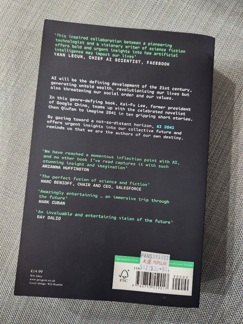 KAI-FU LEE AI 2041 - CHEN QIUFAN, Hobbies & Toys, Books & Magazines ...